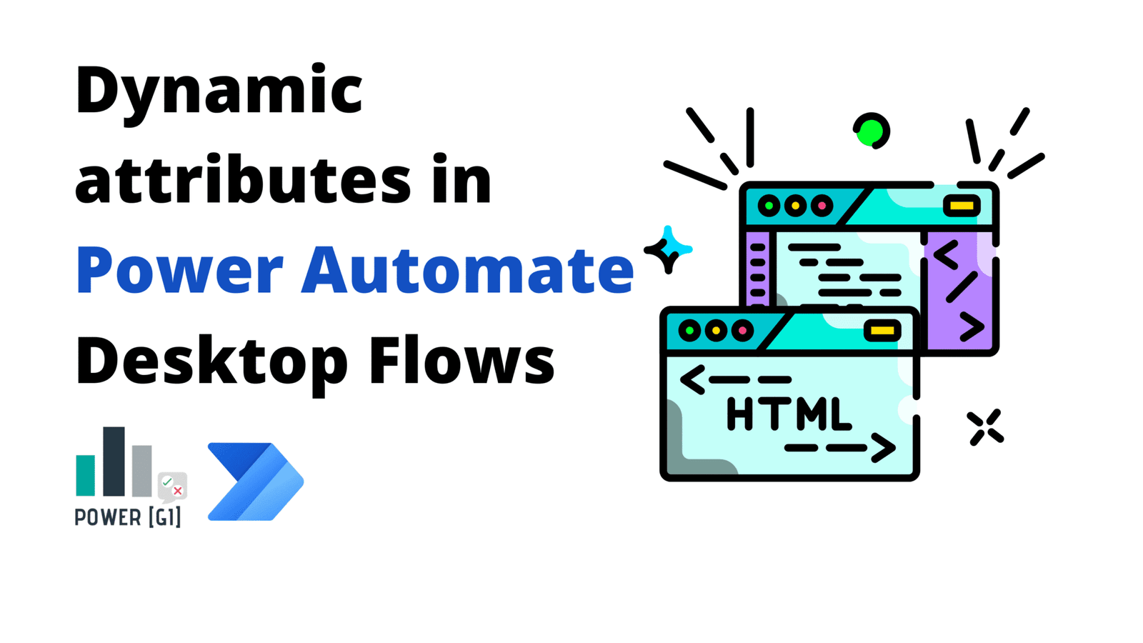 Dynamic attributes in Power Automate | Web Automation