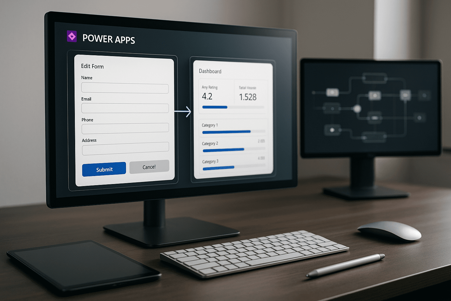 Context variables in Power Apps: pass data between screens